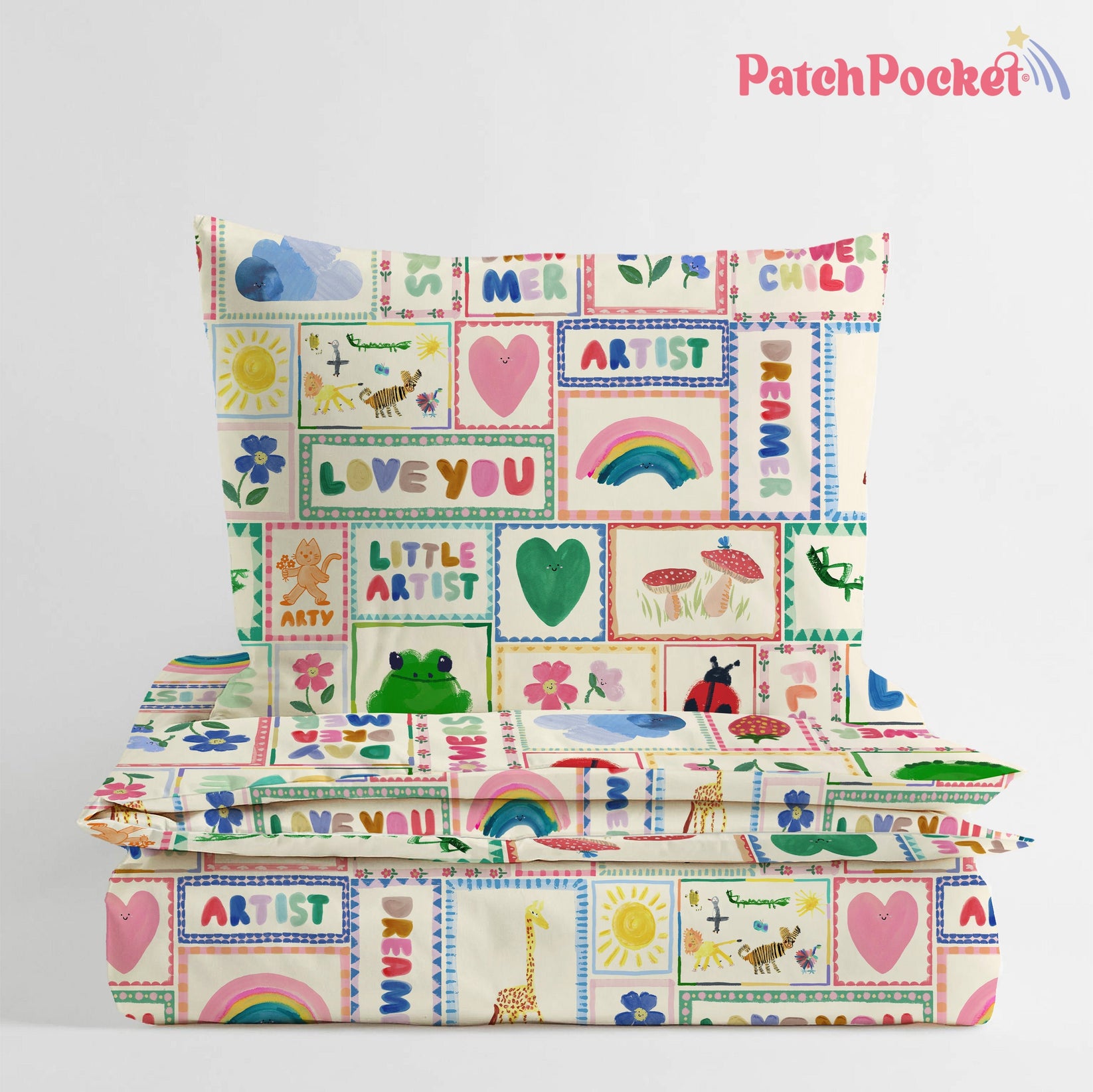 Patchwork Duvet Cover Set – Wee Blue Bell